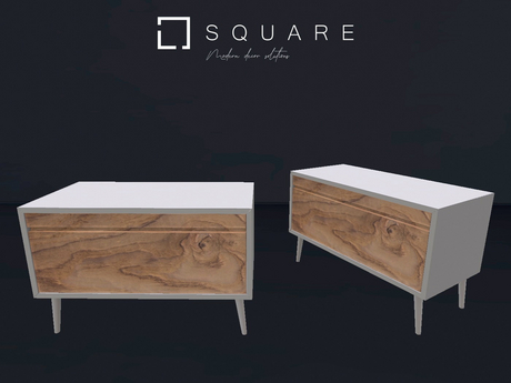 Second Life Marketplace - [ SQUARE ] - NEVA Console White